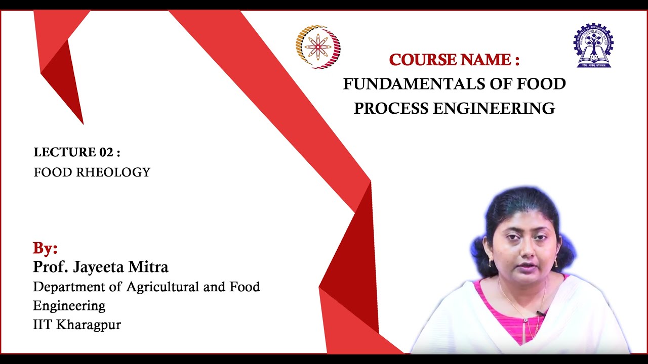Lecture 2: FOOD RHEOLOGY - YouTube