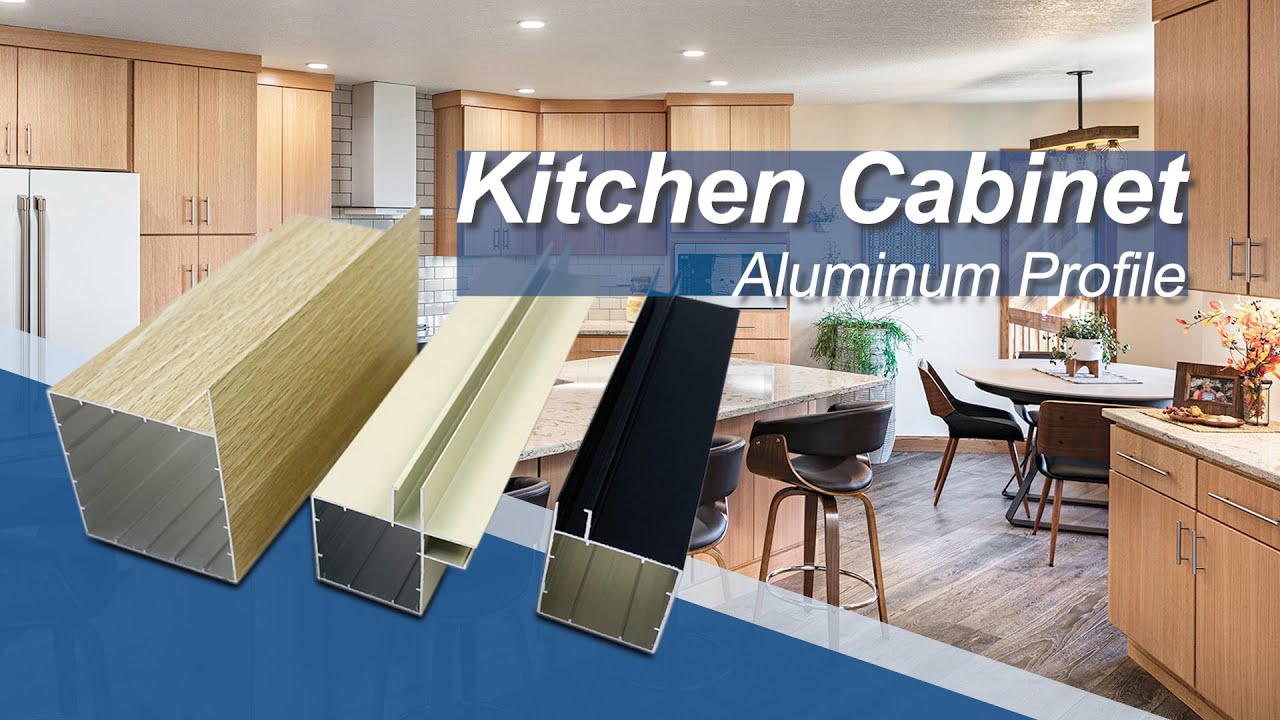 Kitchen Cabinet Aluminum Profiles - YouTube