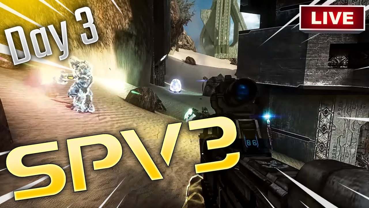 Playing Through Halo 1 Modded | SPV3 [Day 3] Full VOD - YouTube
