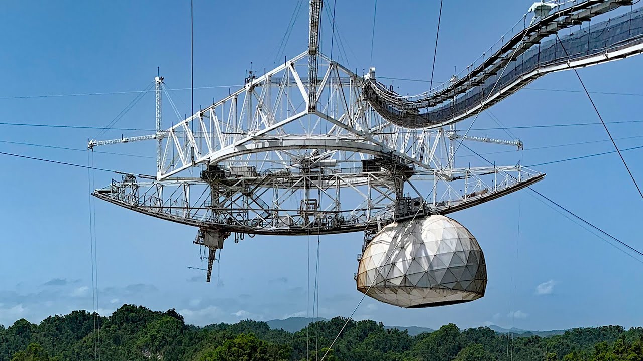 Michael Clarage: RIP Arecibo Radio Telescope | Space News - YouTube