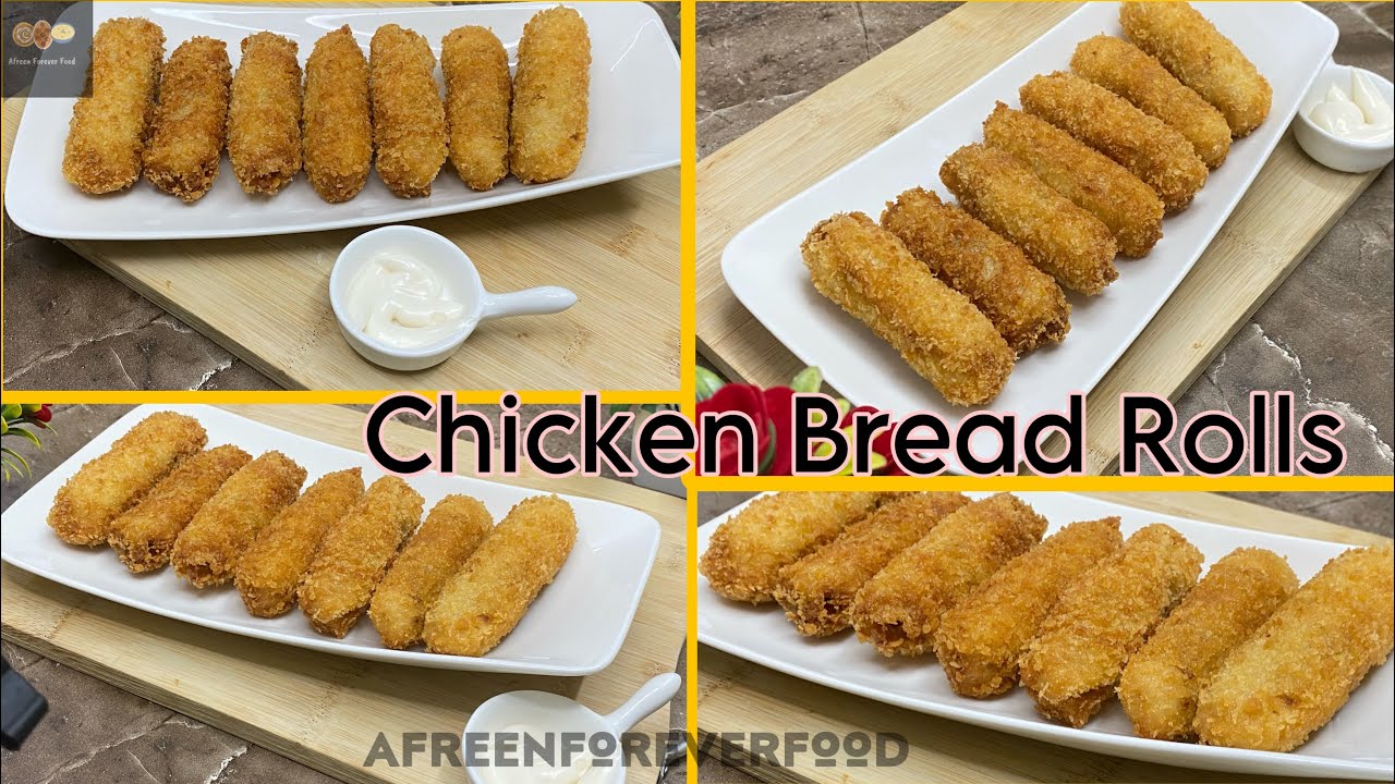 Chicken Bread Rolls | Easy Bread Rolls Recipe | How To Make Bread Rolls Recipe | Ramadan Recipes ...