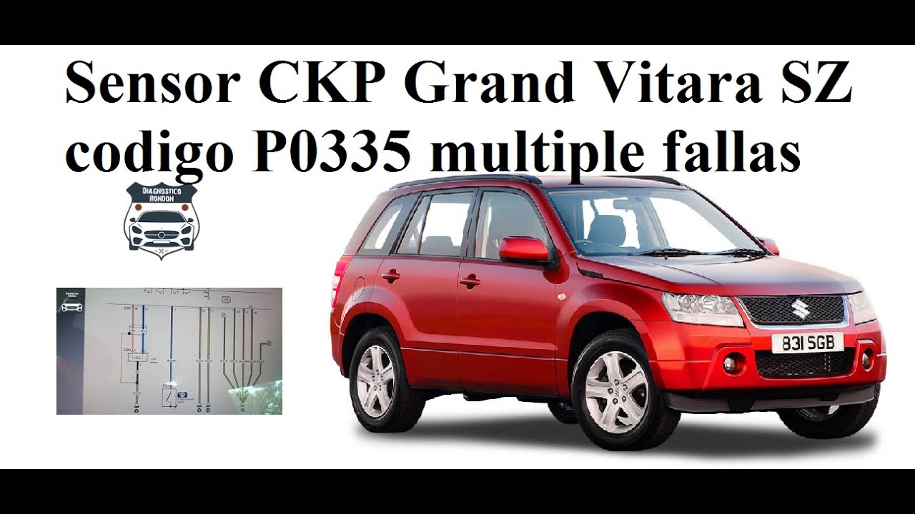 Sensor CKP Grand Vitara SZ codigo P0335 multiple fallas - YouTube