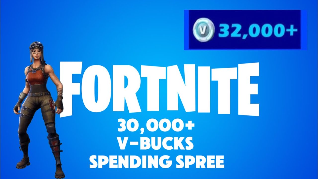 Fortnite 30,000 V-Bucks Spending Spree!!! - YouTube