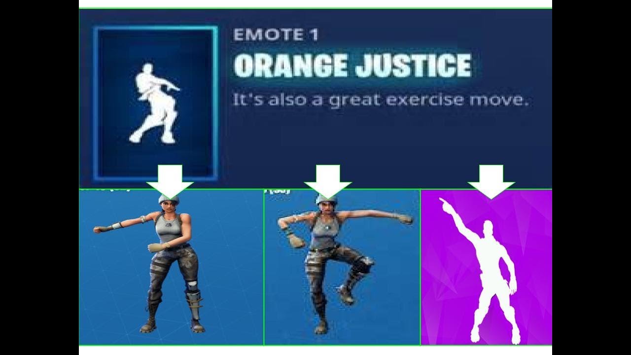 Orange justice but with different Fortnite Dance music... - YouTube