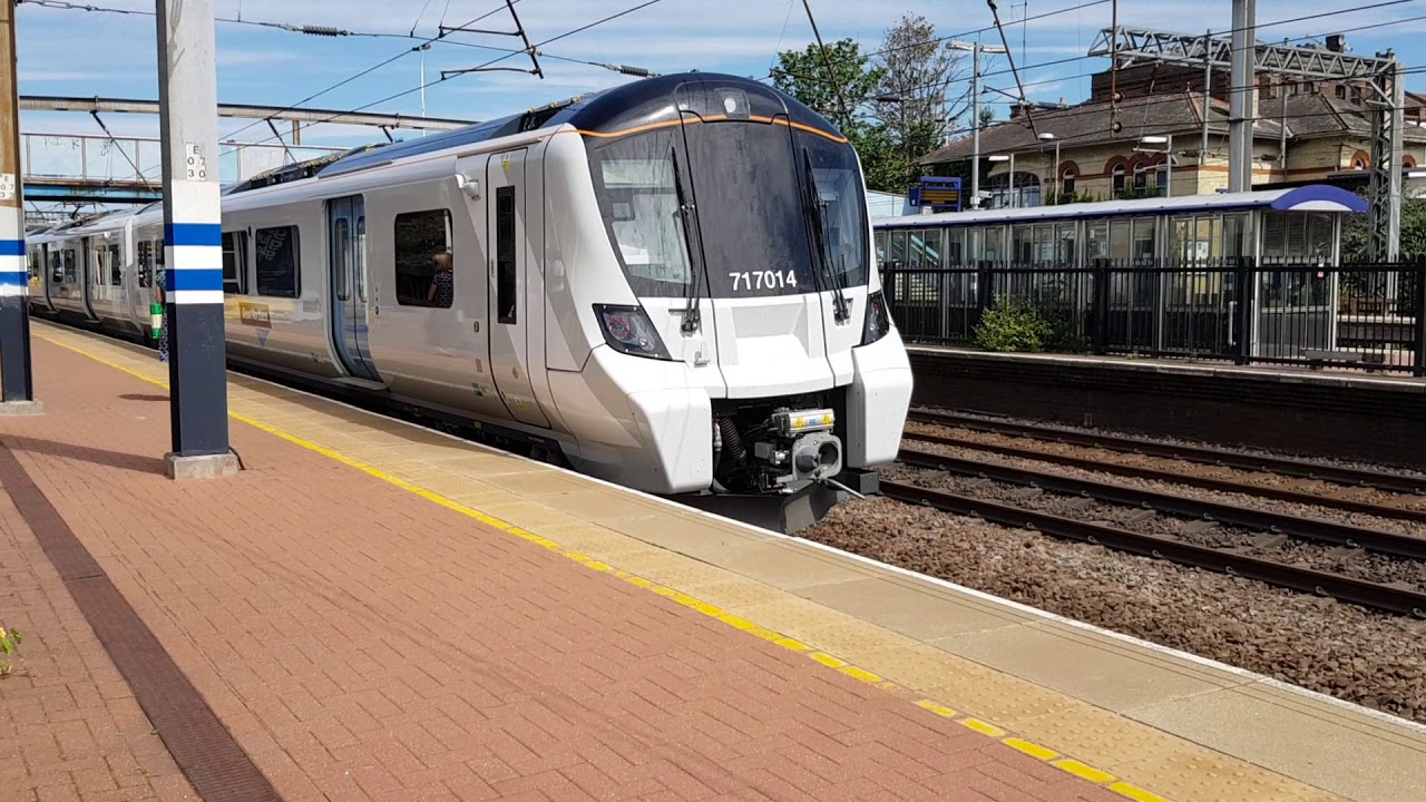 Class 717 717014 Arriving at Alexander Palace on 5/7/19 - YouTube