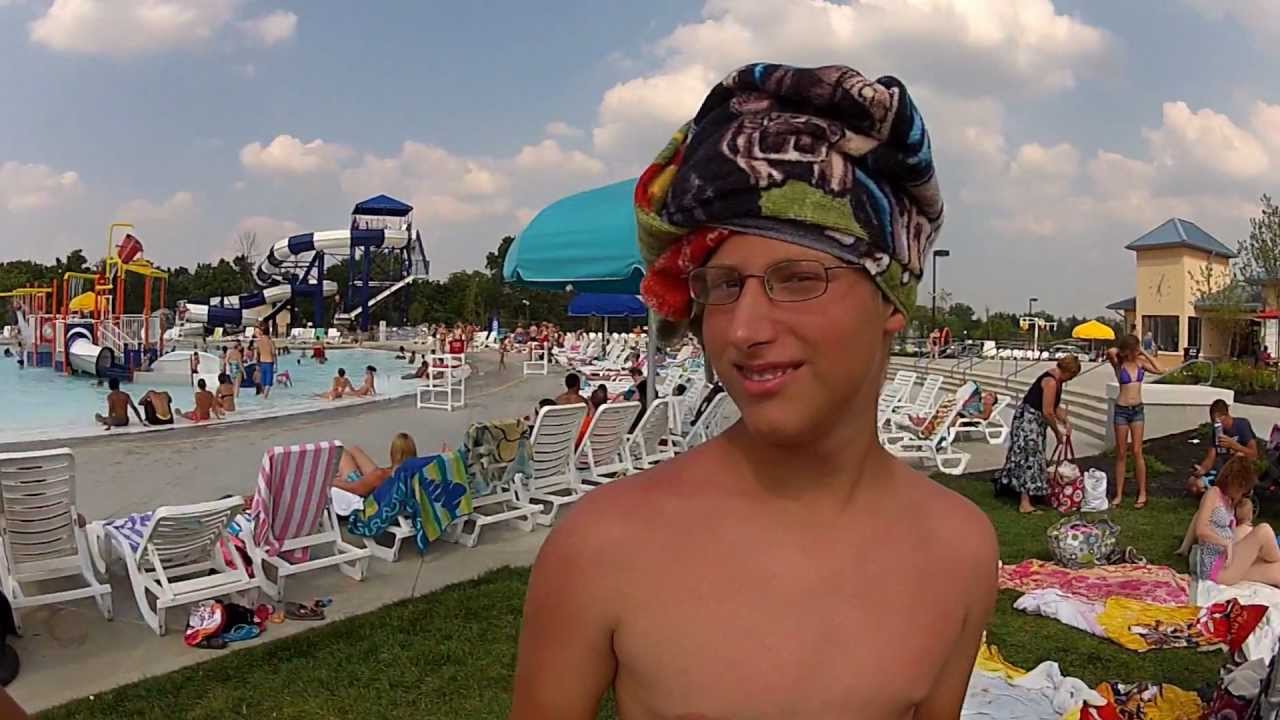 GoPro Fun At The Water Park ( *New* Huber Heights Kroger Aquatic Center ...