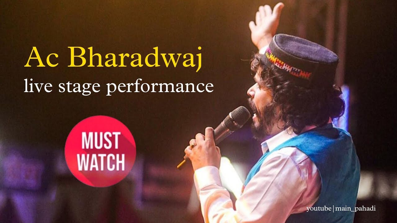 popular himachali folk singer A.C Bhardwaj stage performance | didihat ...