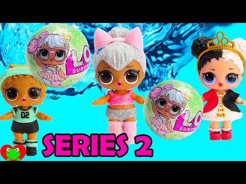 LOL Surprise Series 2 and L.O.L. Lil Sisters Take a Swim
