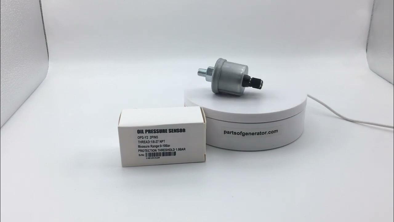 VDO 0-10 BAR 1/8” GENSET GENERATOR OIL PRESSURE SENSOR - YouTube