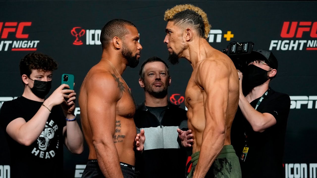 Todas as encaradas da pesagem do UFC Vegas 38 - YouTube