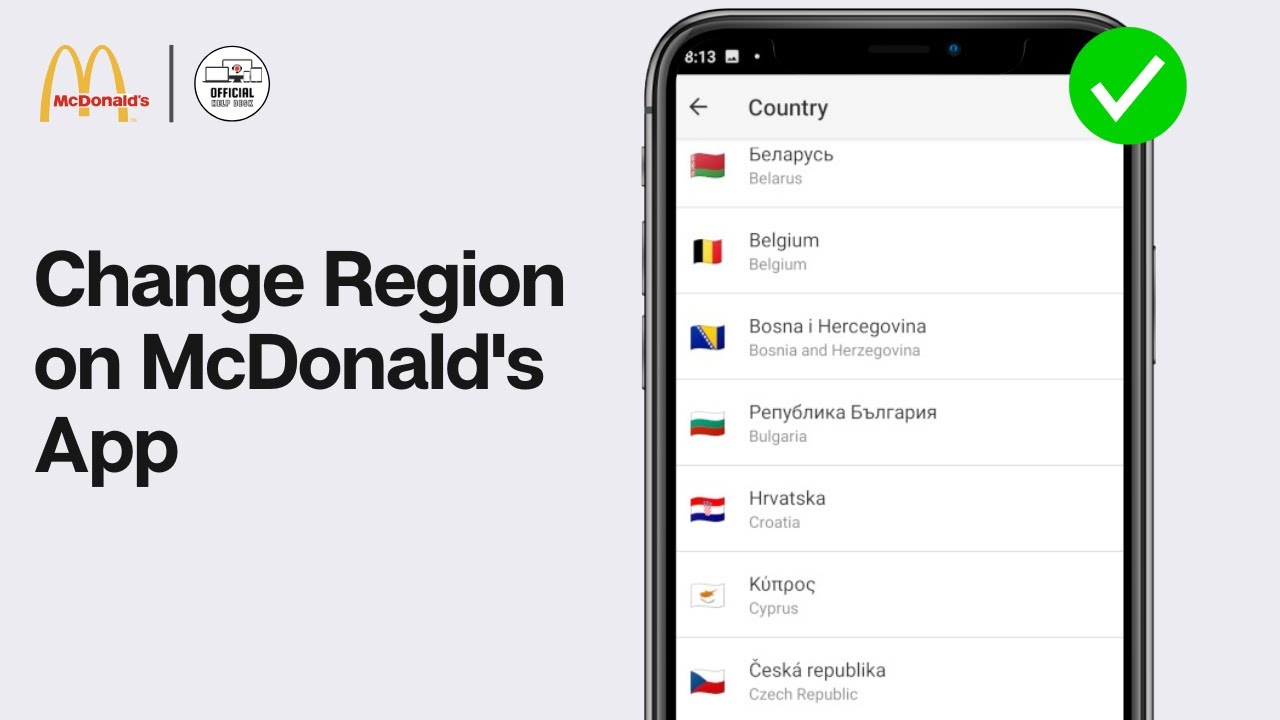 How to Change Region on McDonald's App? (2024) - YouTube