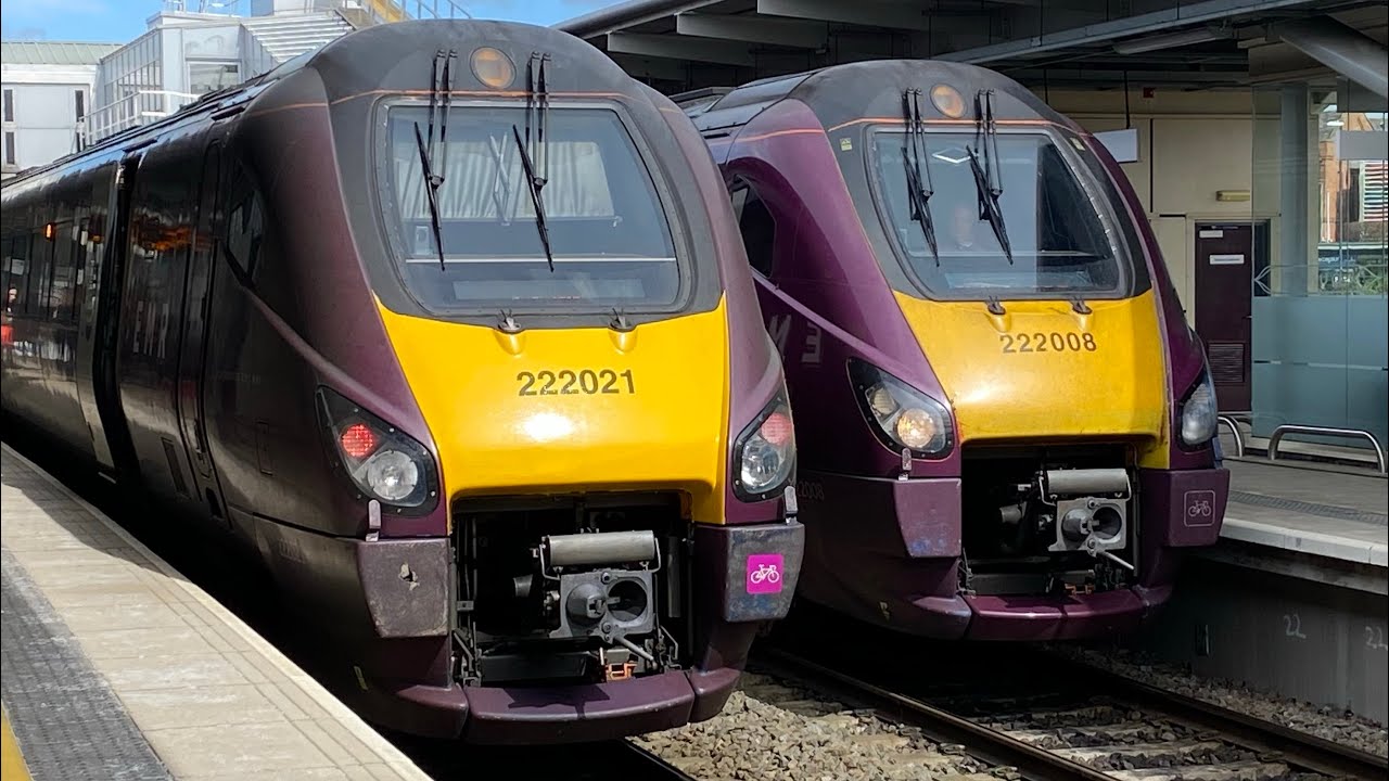 Class 222 Meridian | 222008 | East Midlands Railway | Derby | 11/04/23 ...