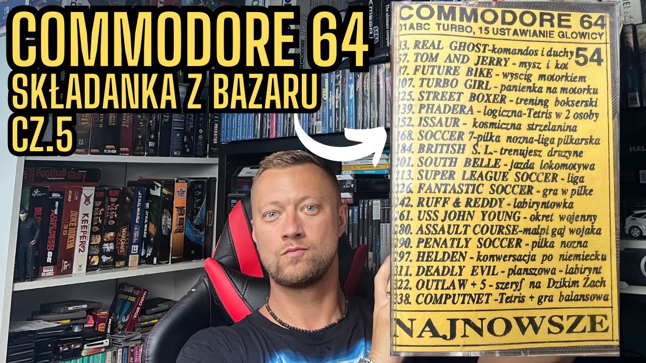 Kultowe kasety do Commodore 64 cz. 5 - kaseta nr 54 NAJNOWSZE ! - YouTube