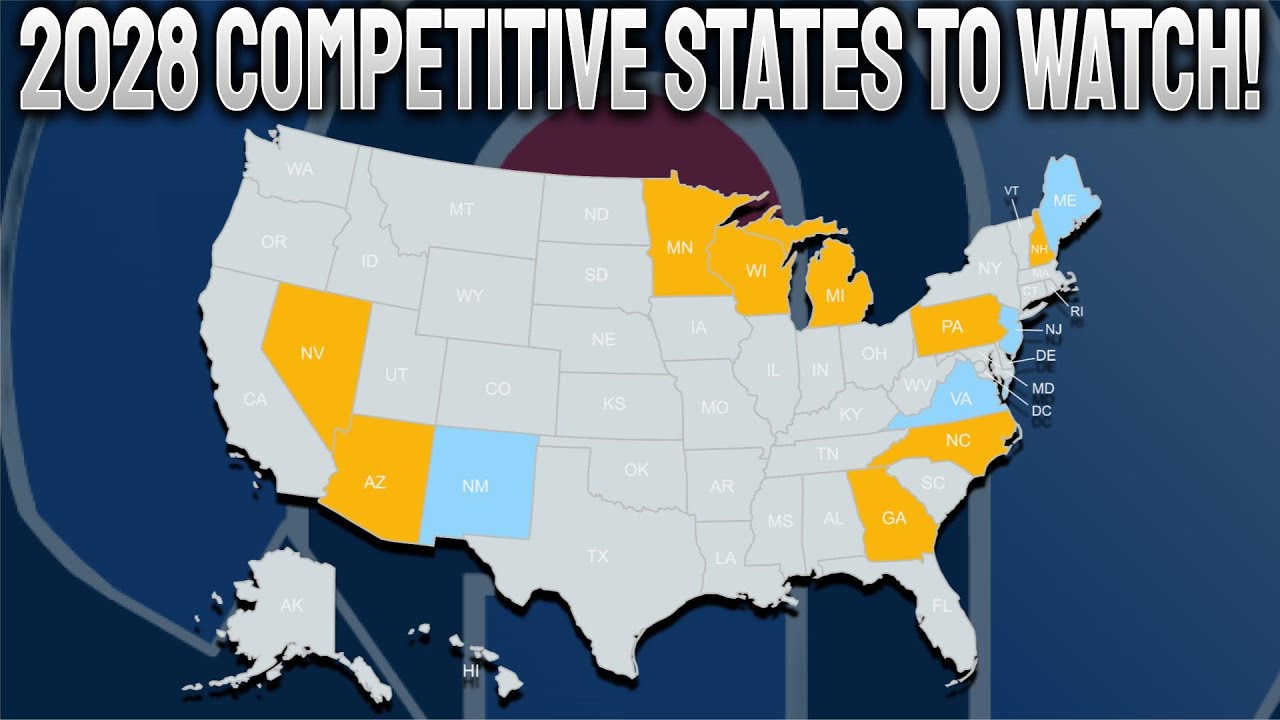 Here are the States that I think will be the most Competitive for the ...