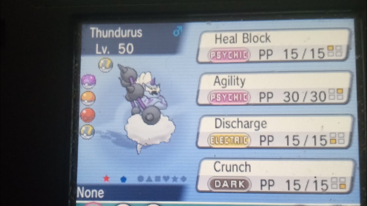Shiny Thundurus in Pokemon Alpha Sapphire! - YouTube