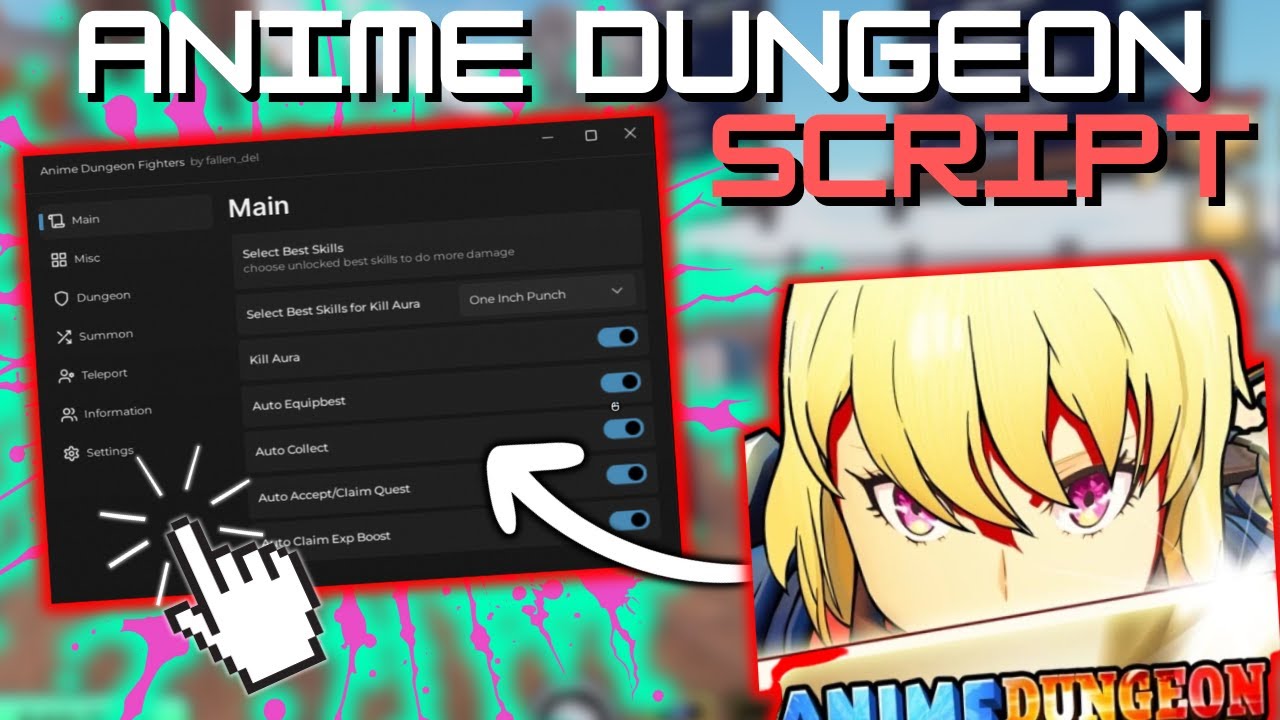 *NEW* Anime Dungeon Fighters Script (PASTEBIN 2025) (Solo Leveling ...