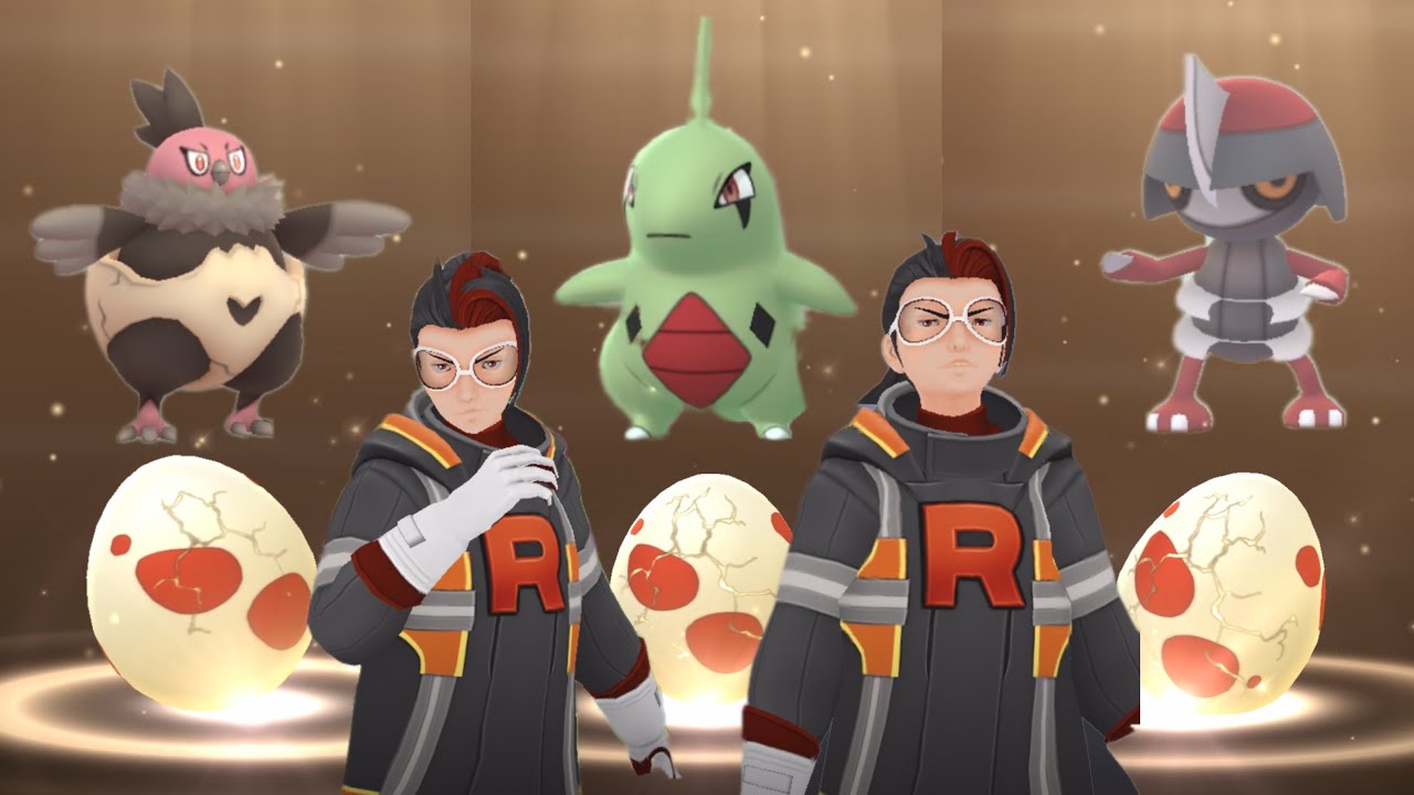 《Pokemon GO》孵出iv98幼基拉斯！Team GO Rocket Leader Alro！ - YouTube