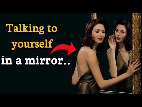 Talking to yourself in a mirror..|| Mind blowing psychology facts in ...