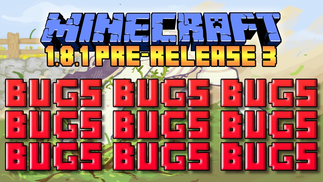 Minecraft 1.8.1 Pre-Release 3: ¡Sólo arreglan Bugs! - YouTube