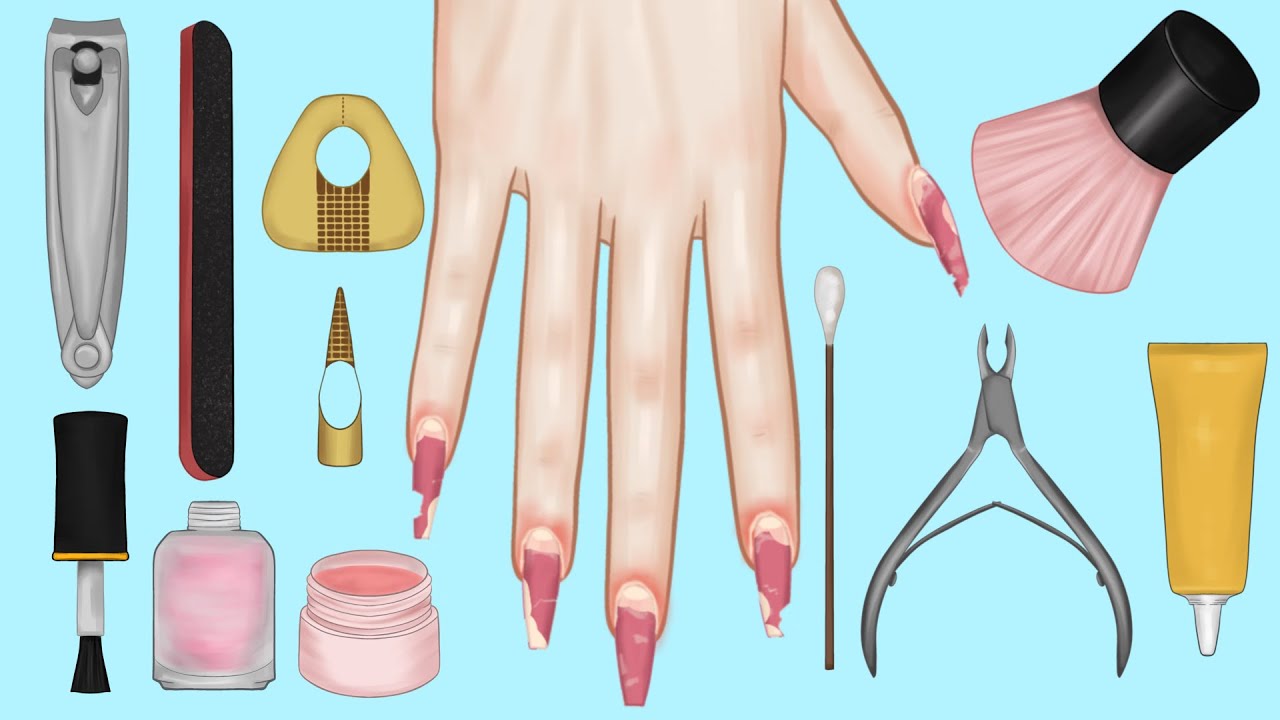 [ASMR] back to work | animated nail care | no bgm 💅 - YouTube
