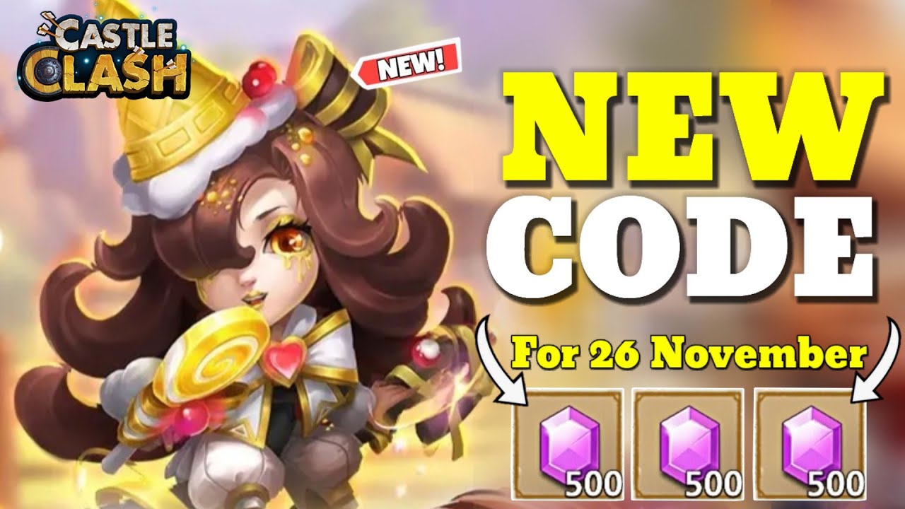 *NEW* CASTLE CLASH SECRET CODE 26 NOVEMBER 2023 || CASTLE CLASH CODES ...