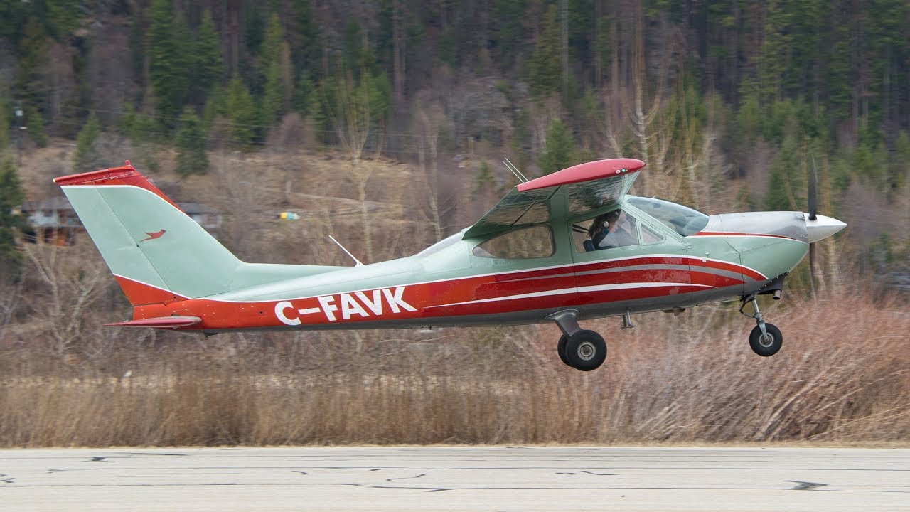 Cessna 177 Cardinal Takeoff - YouTube