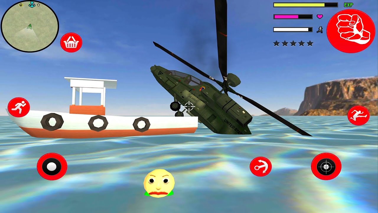 GETTING ARRESTED in Baldi Stickman Rope Hero Vice Town Escape From ...
