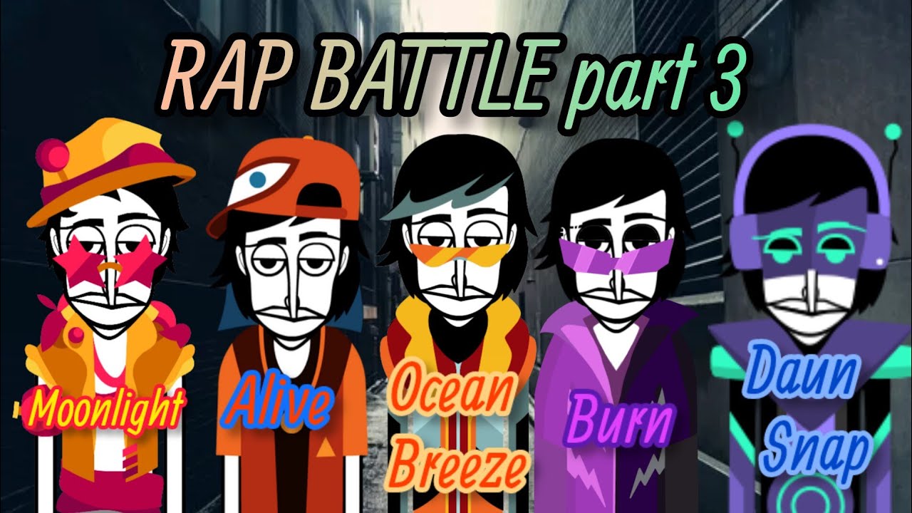 RAP BATTLE part 3 | Moonlight Vs Alive Vs Burn Vs Ocean Breeze Vs Daun ...