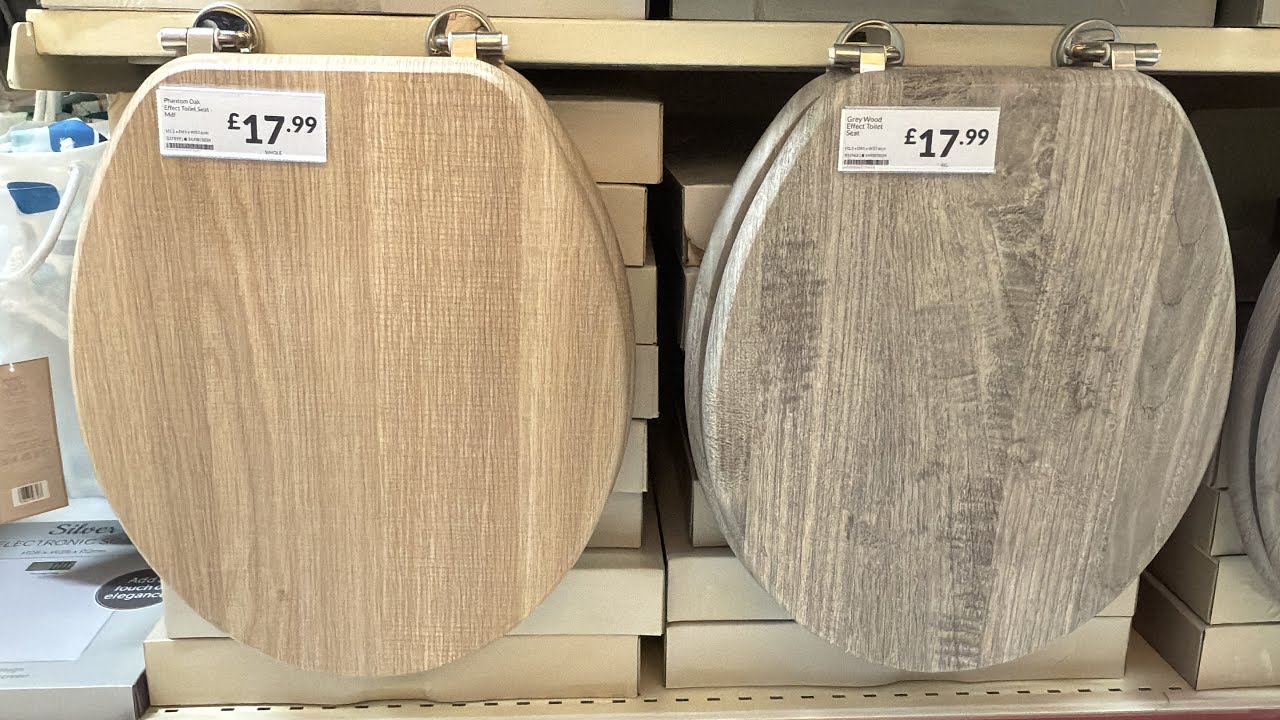 TOILET SEATS FOR SALE, WILKO - November / 2024 - YouTube