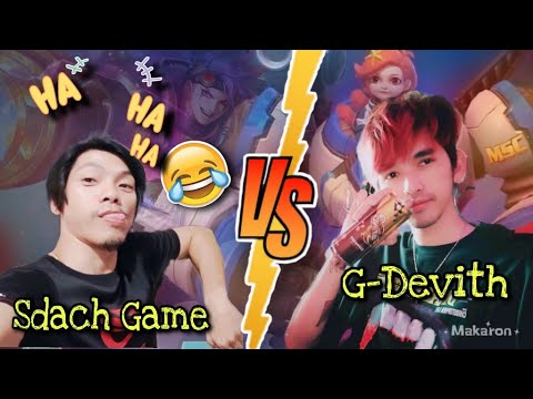Sdach Game ស្តេចហ្គេមលេងប៉ះ G-Devith ល្អមើលណាស់ ល្អសើចទៀតខប់ៗ - Sdach Game vs G Devith MLBB tik ...