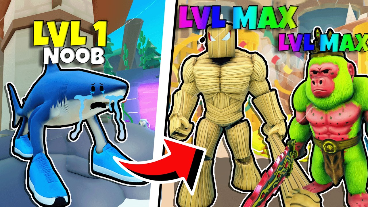 Upgrading Poor NOOBS to MAX LEVEL in Brainrot Evolution! (Roblox) - YouTube