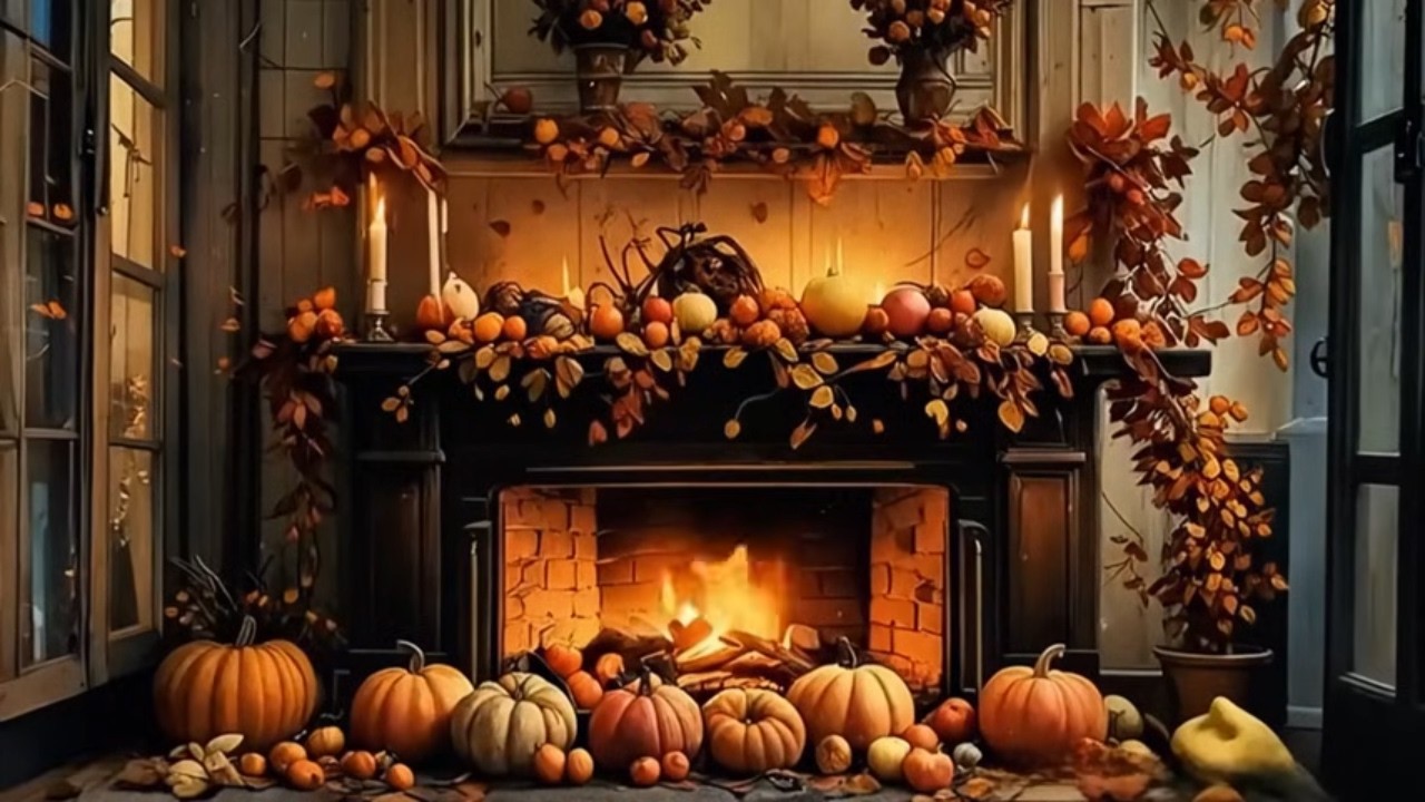 Relaxing Piano Music by the Fireplace | Peaceful Melodies for Studying ...