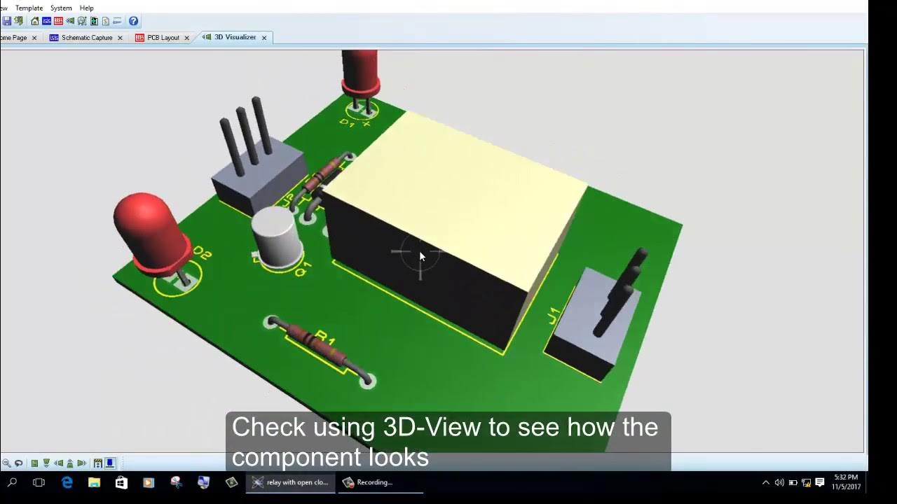 How to create schematic and pcb with proteus 8 - YouTube