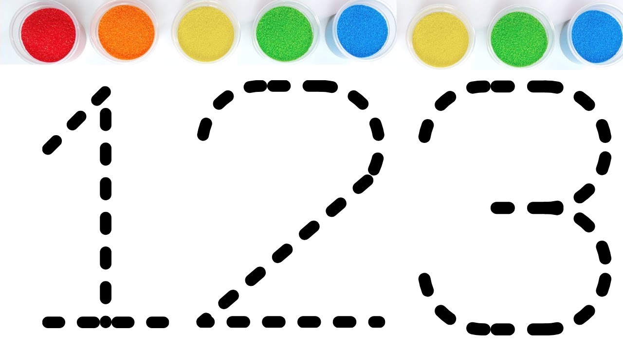 123 Number Counting , endless numbers 1 20, 123 Number Names, coloring ...