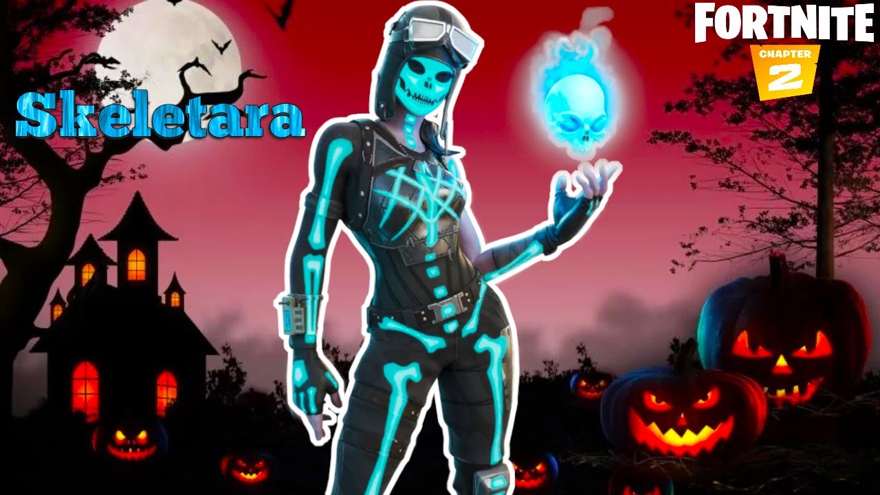 *NEW* SKELETARA SKIN GAMEPLAY - FORTNITE BONE SCAN SET - YouTube