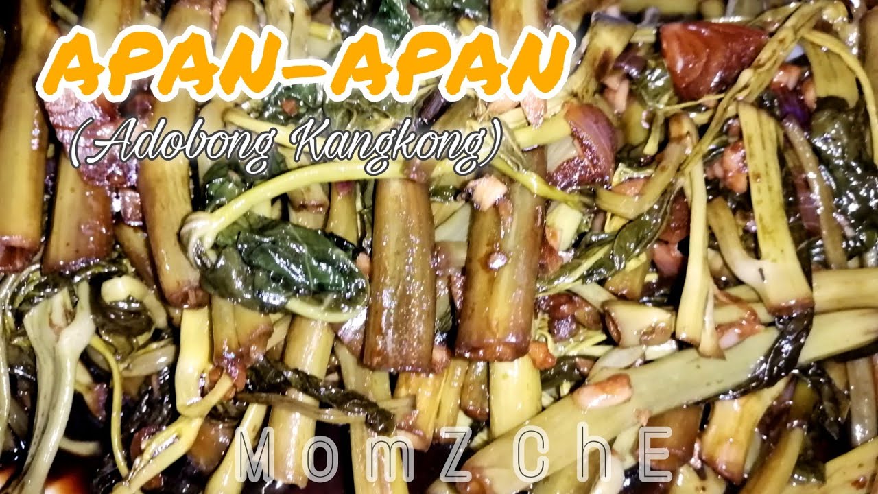 APAN-APAN sa Ilonggo | Easy to Cook Adobong Kangkong (Simple Recipe ...