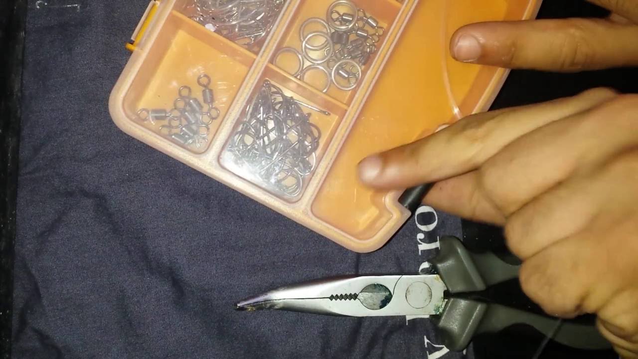 How To Tie Normal Fishing rig for beginners - YouTube