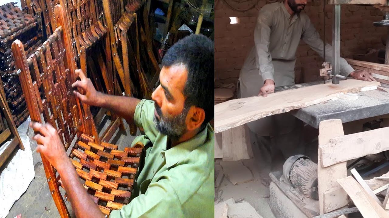How to Make Wooden Handcraft Folding Chair - Amazing Reusable ...