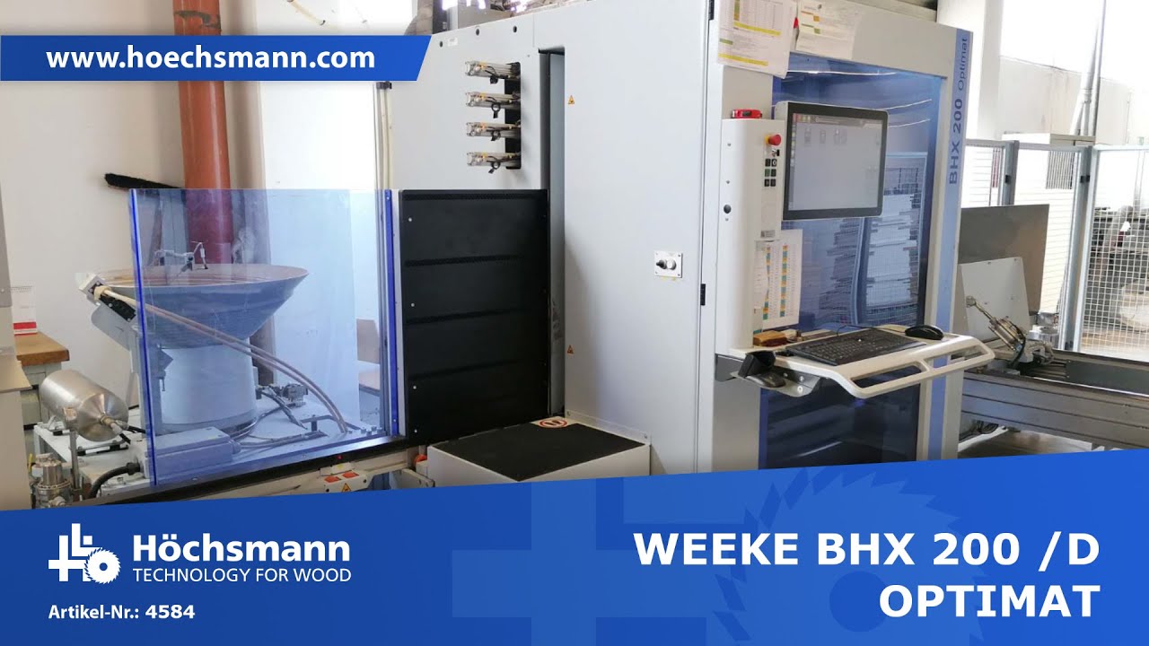 WEEKE BHX 200 /D OPTIMAT (Höchsmann Klipphausen) - YouTube