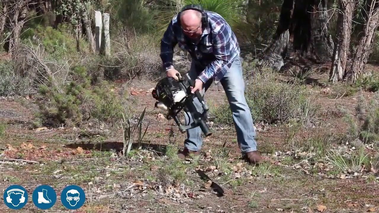 The Crommelins Star Picket Driver For Easy Fencing - YouTube