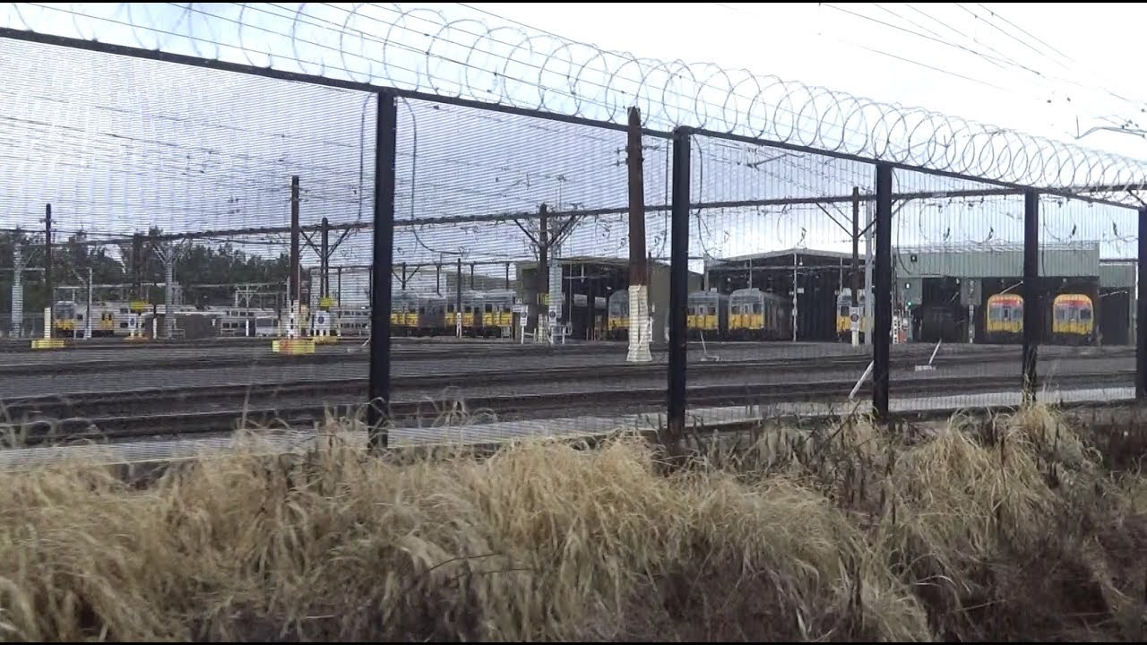 SYDNEY VINTAGE ELECTRIC TRAIN 'Red Lady' RIDE 2017 Central to Olympic ...