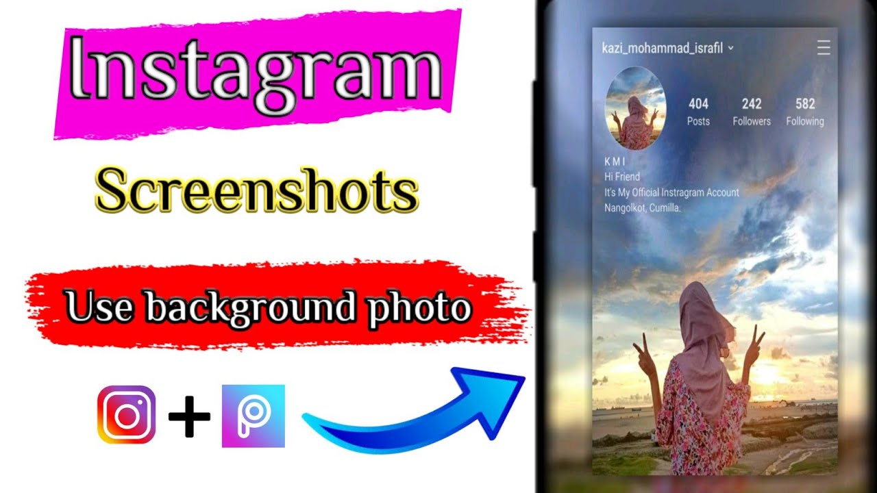 Create Screenshots photo with Instagram profile | Instagram SS unique ...