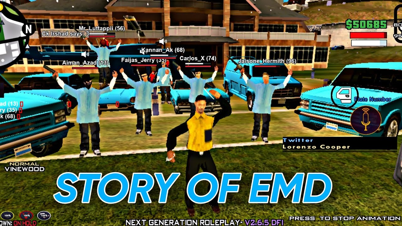 STORY OF EMD GANG | NGRP KERALA | GTA SA | #ngrp #samplauncher - YouTube