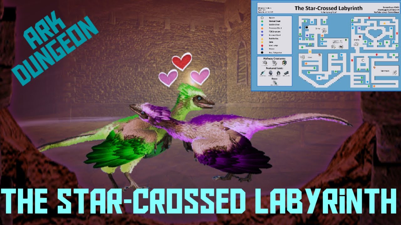 The Star-crossed Labyrinth Dungeon || Ark Mobile #arkmobile # ...