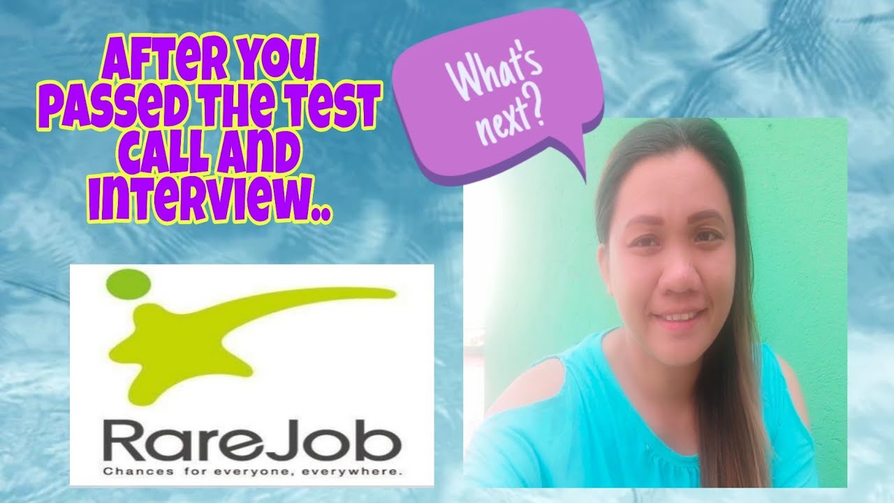 Steps after you passed the interview in RareJob. ️ - YouTube