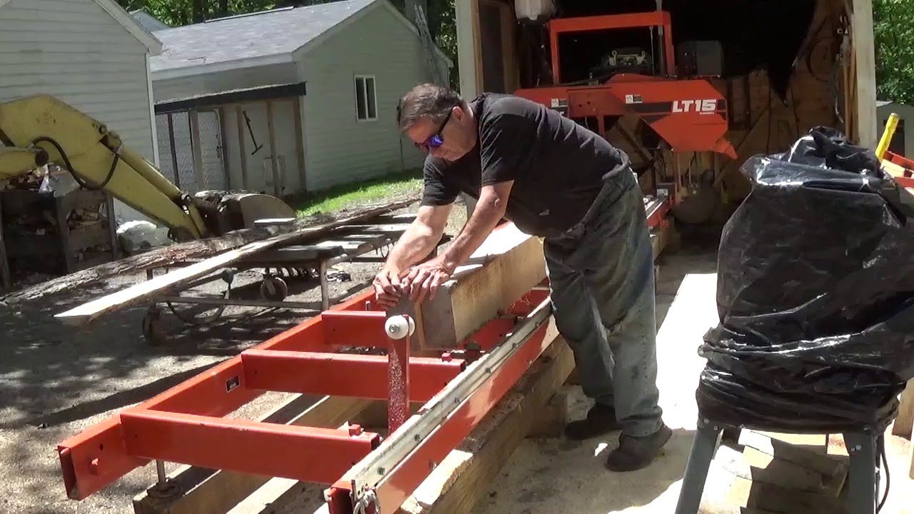 Getting it back to sawing and a safety tip. - YouTube