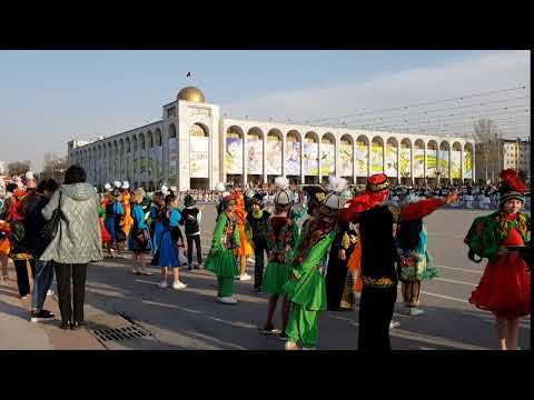 Nowruz Parade Rehearsal in Bishkek (Kyrgyzstan), March 2019