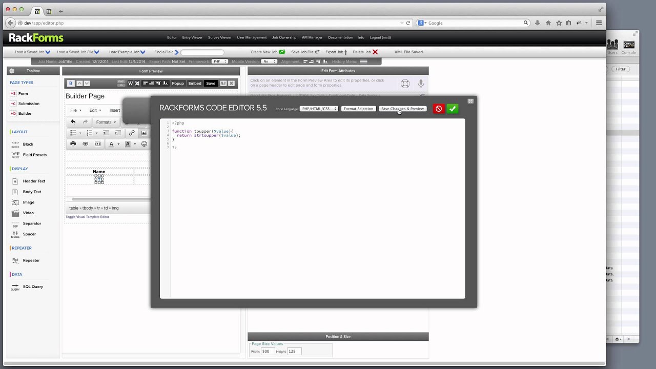 RackForms - Builder Introduction - YouTube