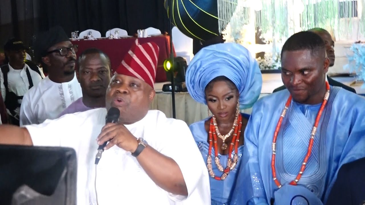 GOVERNOR ADELEKE TURN TO MUSICIAN AT ACTOR LUKMAN WEDDING AS HE ADVICE ...