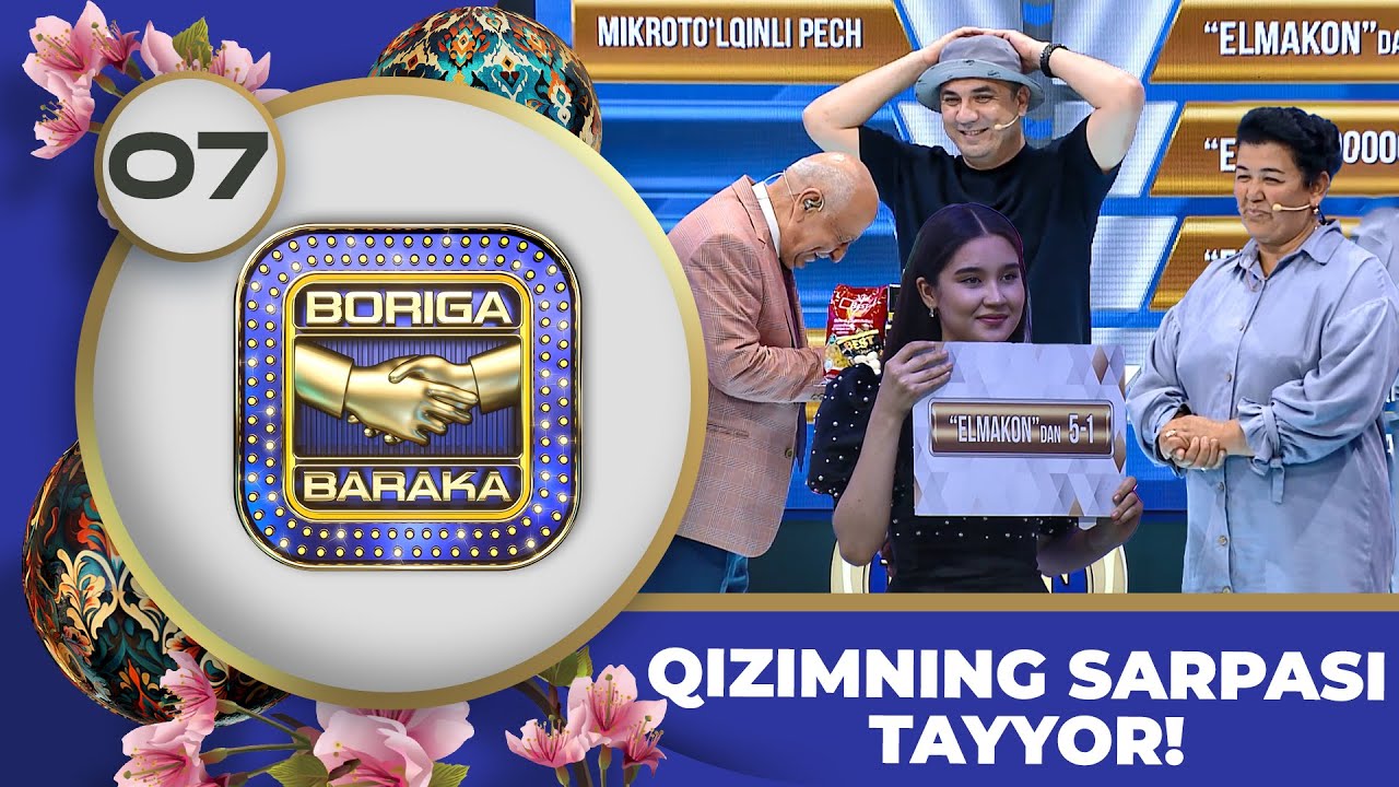 Boriga Baraka 2-Mavsum 7-son QIZiMNING SARPASI TAYYOR! (07.04.2023 ...